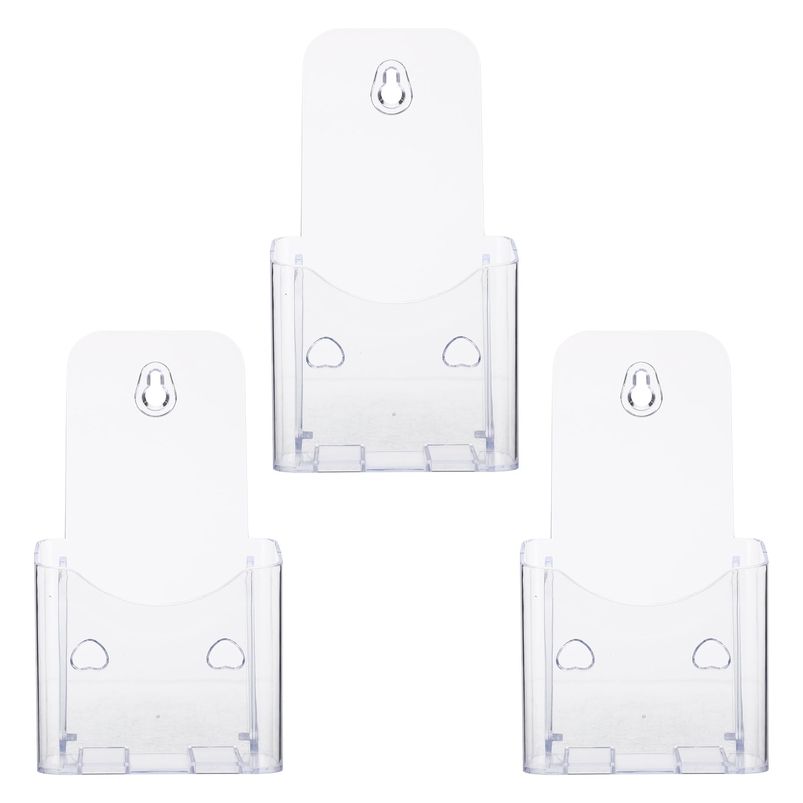 Monyance Acrylic Pamphlet Stand Clear Acrylic Brochure Holder - 3 Pack ...