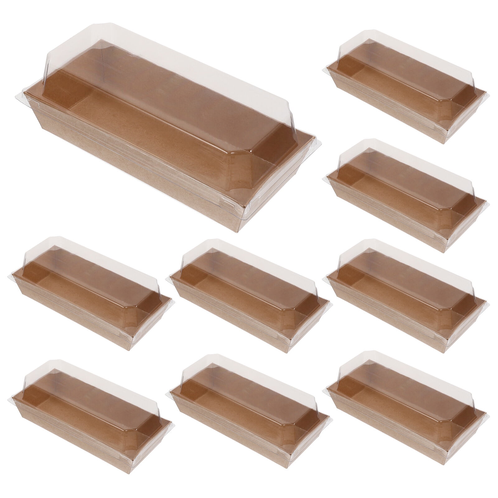 Monyance Cake Roll Box 50Pcs Swiss Roll Containers with Lids for Cake ...