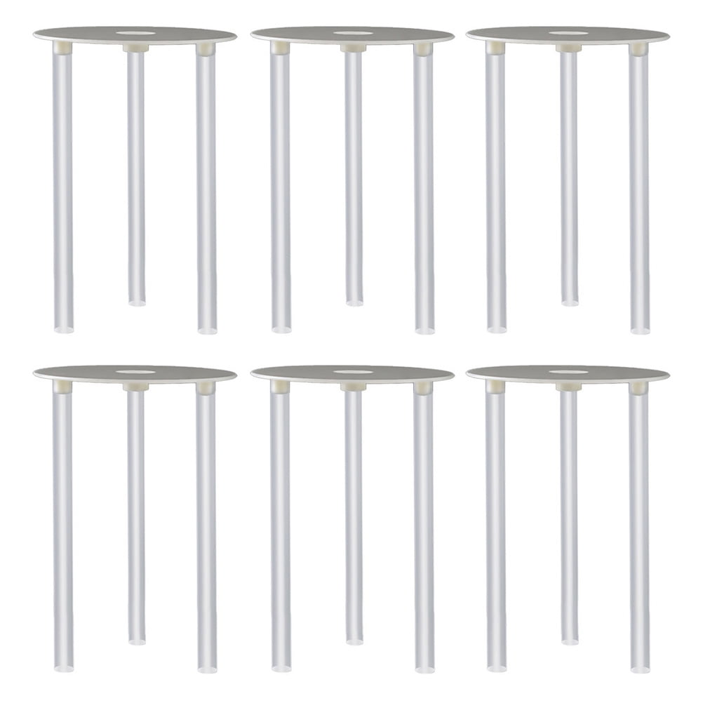 Monyance Cake Support Stand Cake Tier Supports - 6 Sets, Reusable Cake ...