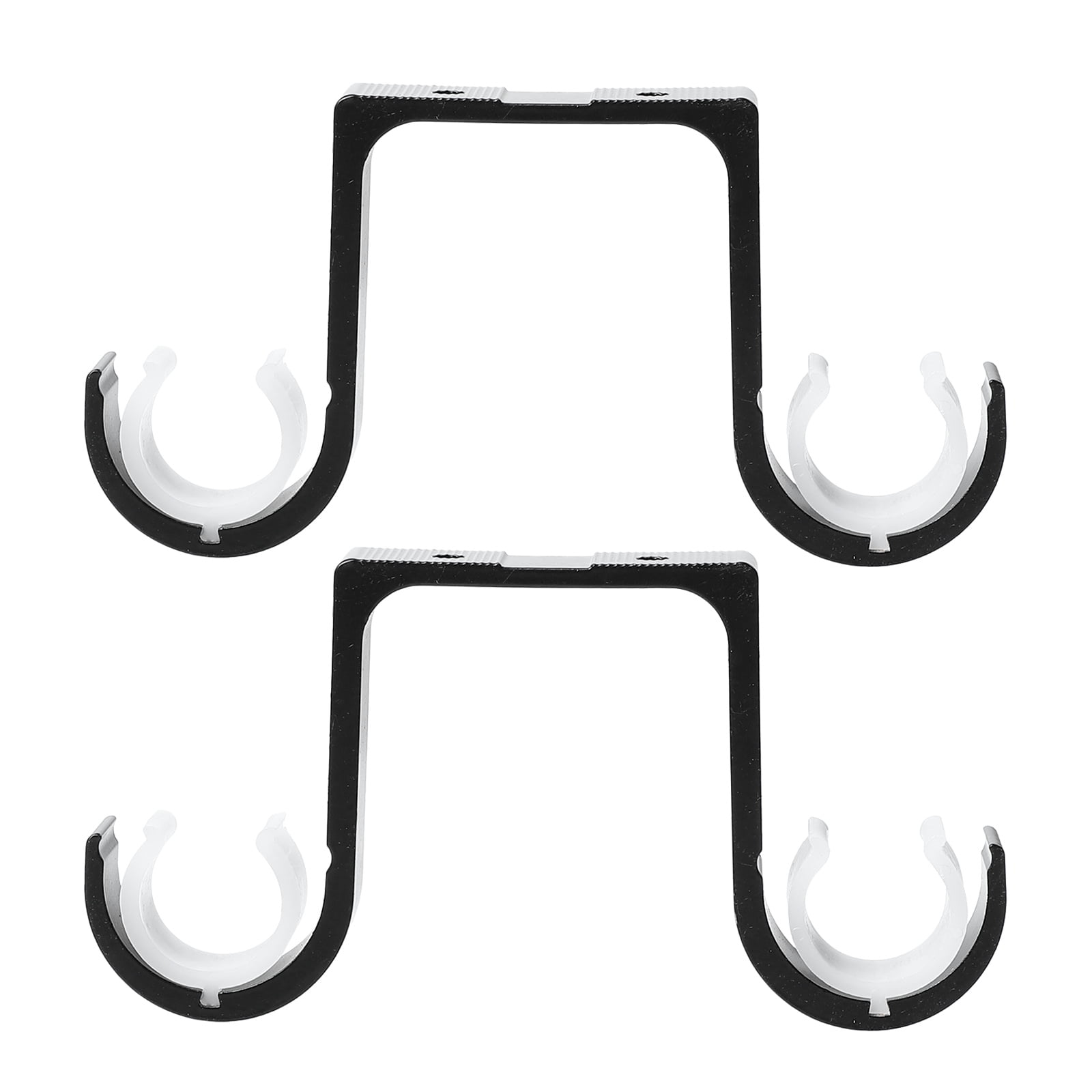 Monyance Double Rod Bracket 2pcs Curtain Rod Bracket Curtain ...