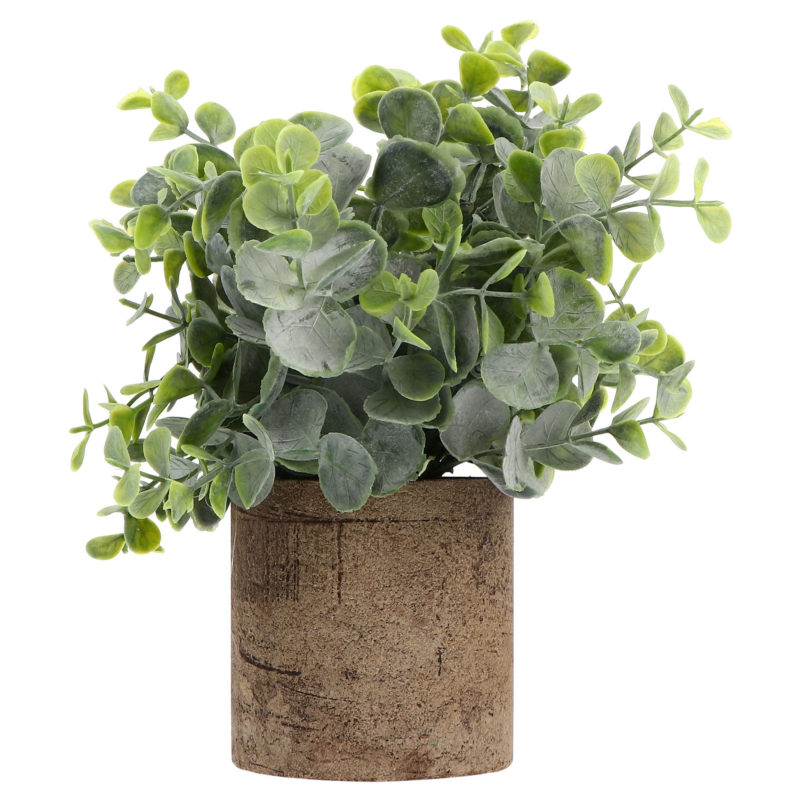 Monyance Fake Green Plants Artificial Eucalyptus Potted Plant for Home ...