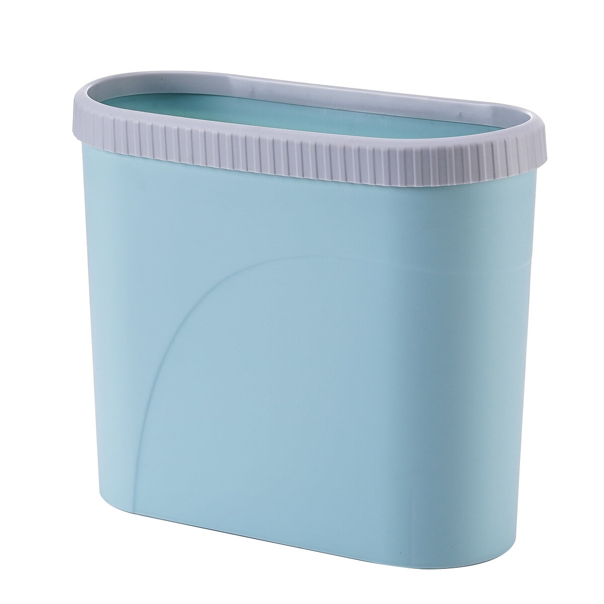 Monyance Garbage Container Narrow Space Garbage Can Blue for Home ...