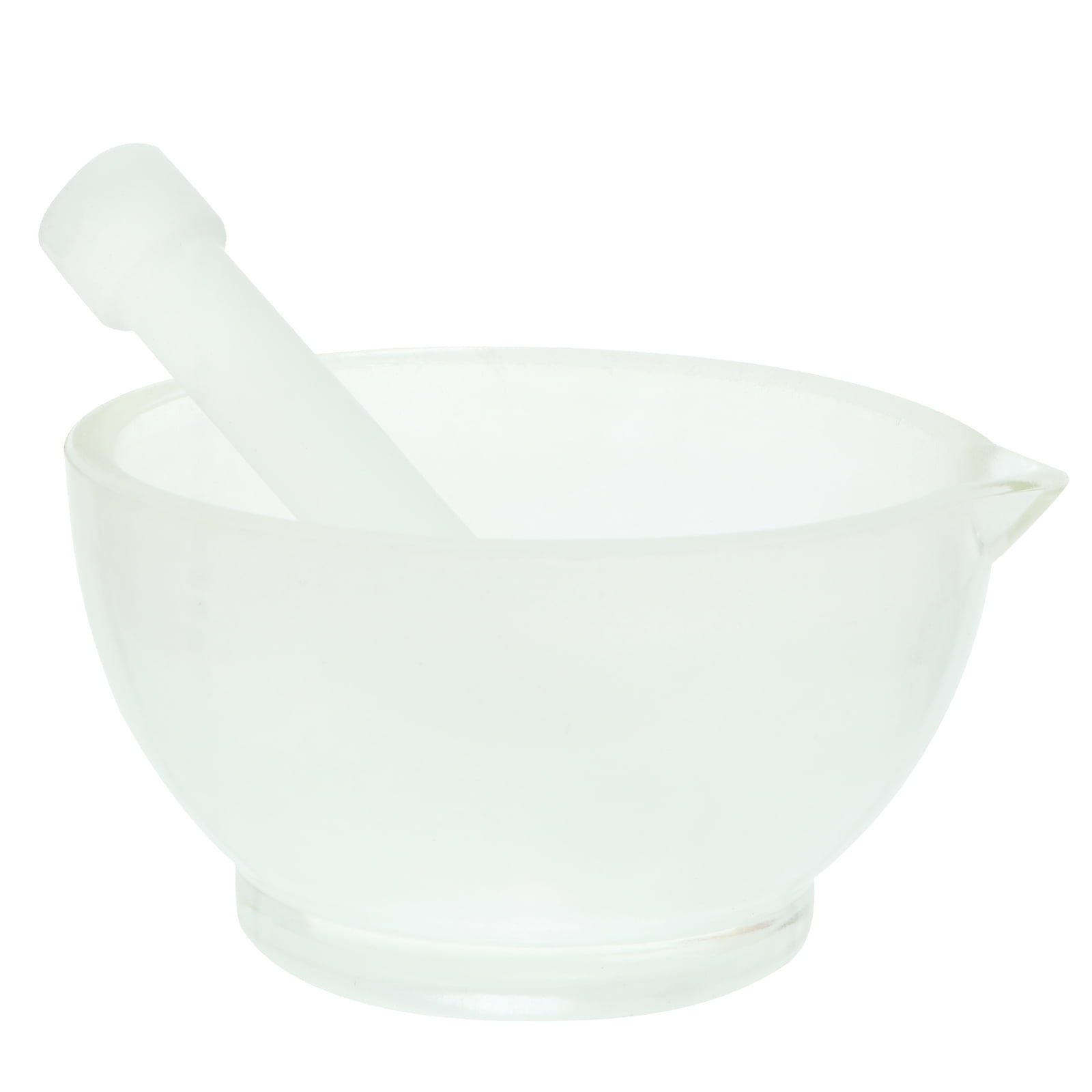 FRCOLOR 1 Set Transparent Glass Grind Bowl with Pestle for Kitchen ...