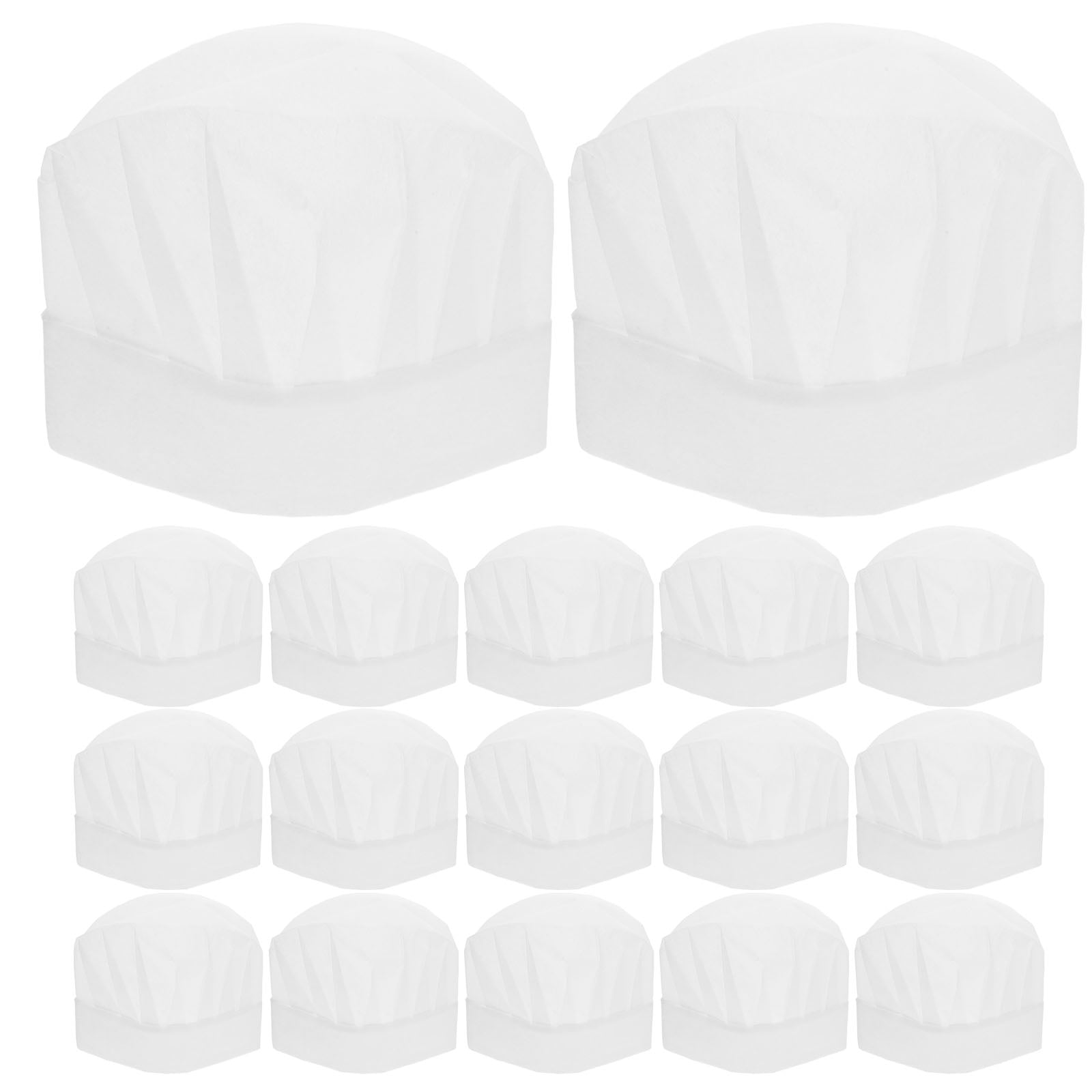 Monyance Kids chef hat Kids White Chef Hats: 20pcs Cooking Party Favors ...