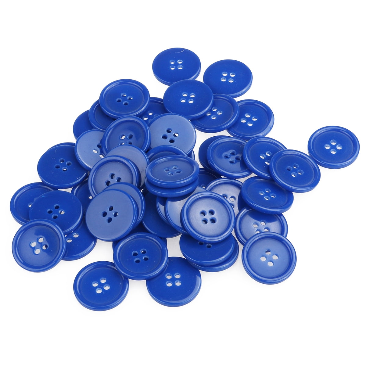 Monyance Knitting buttons Blue Resin Buttons - 50PCS for DIY Sewing ...