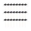Graduation 3D Grad Hat Cake Topper Decor (12/PKG) | Food-Safe Plastic ...