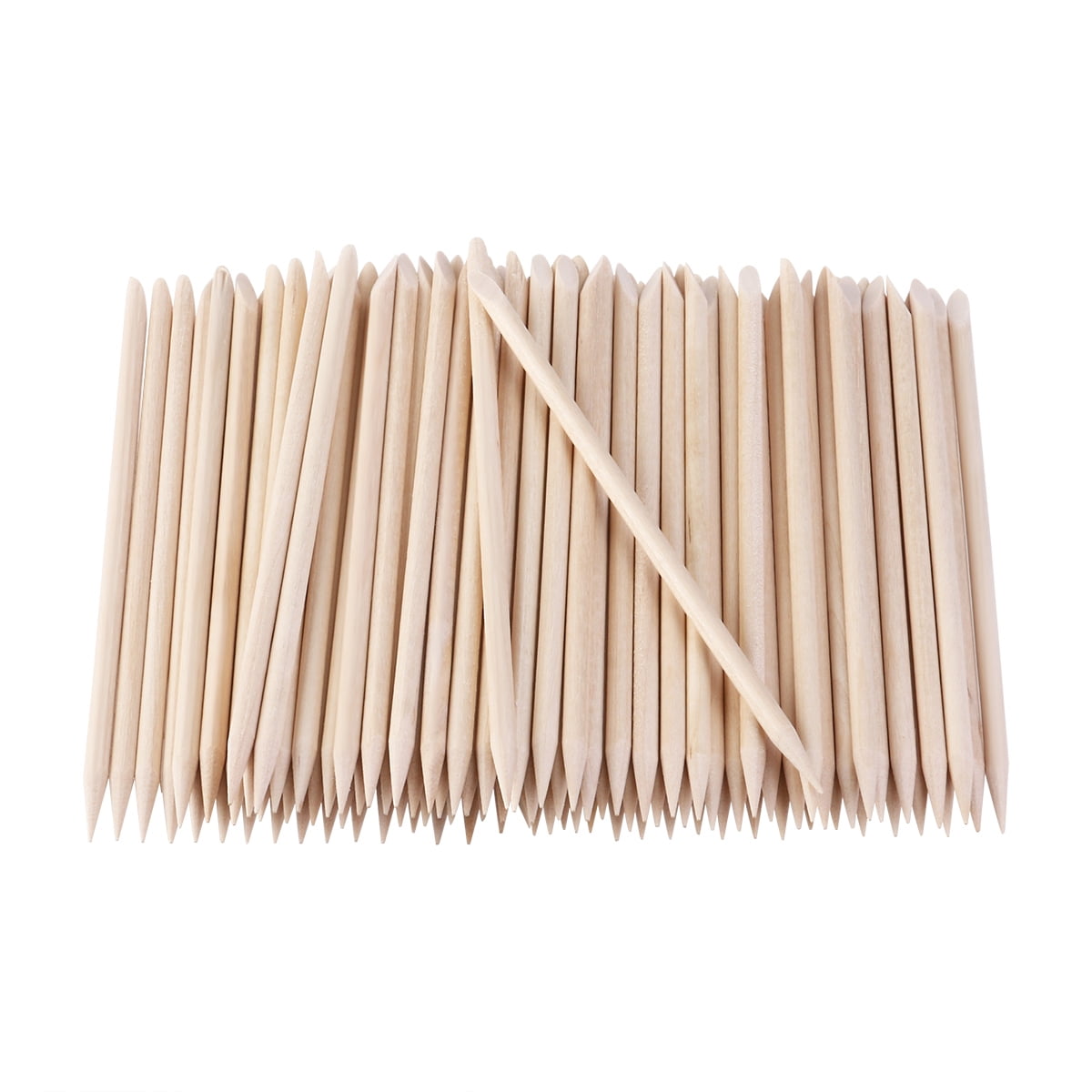 Monyance Orange wood Stick cutile Nail Pusher Cuticle Stick Wooden Tool ...