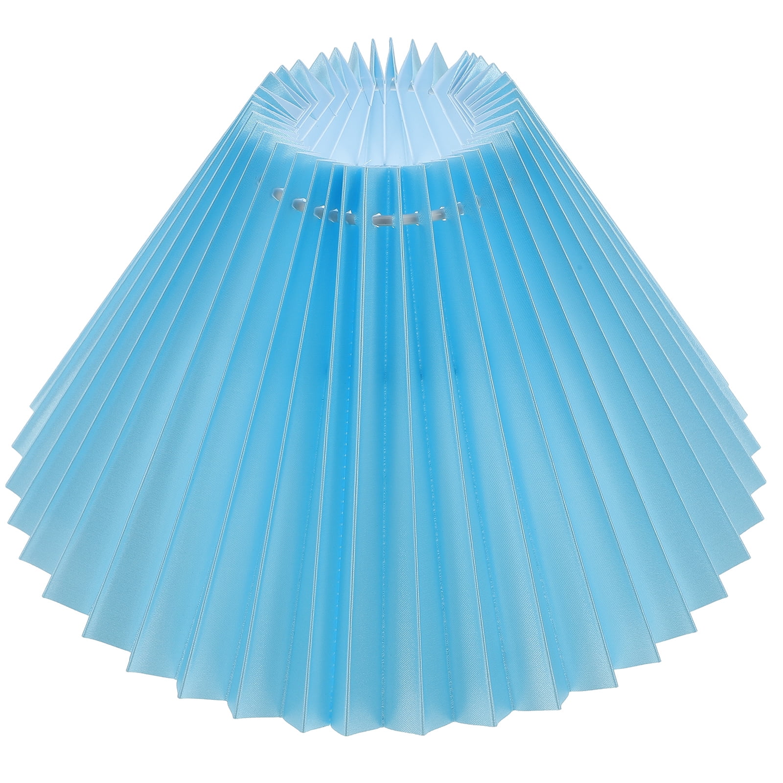 Monyance Pleated Light Cover Blue Pleat Lamp Shade for Table/Floor Lamp ...