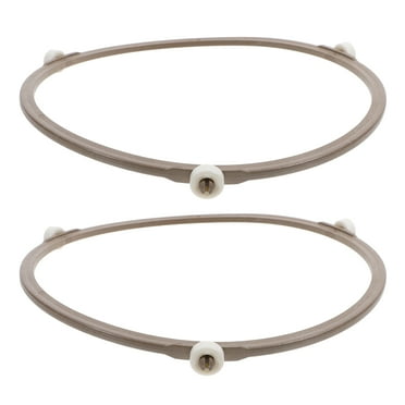 2Pcs Microwave Oven Glass Turntable Bracket Base Tray Rotating Ring ...