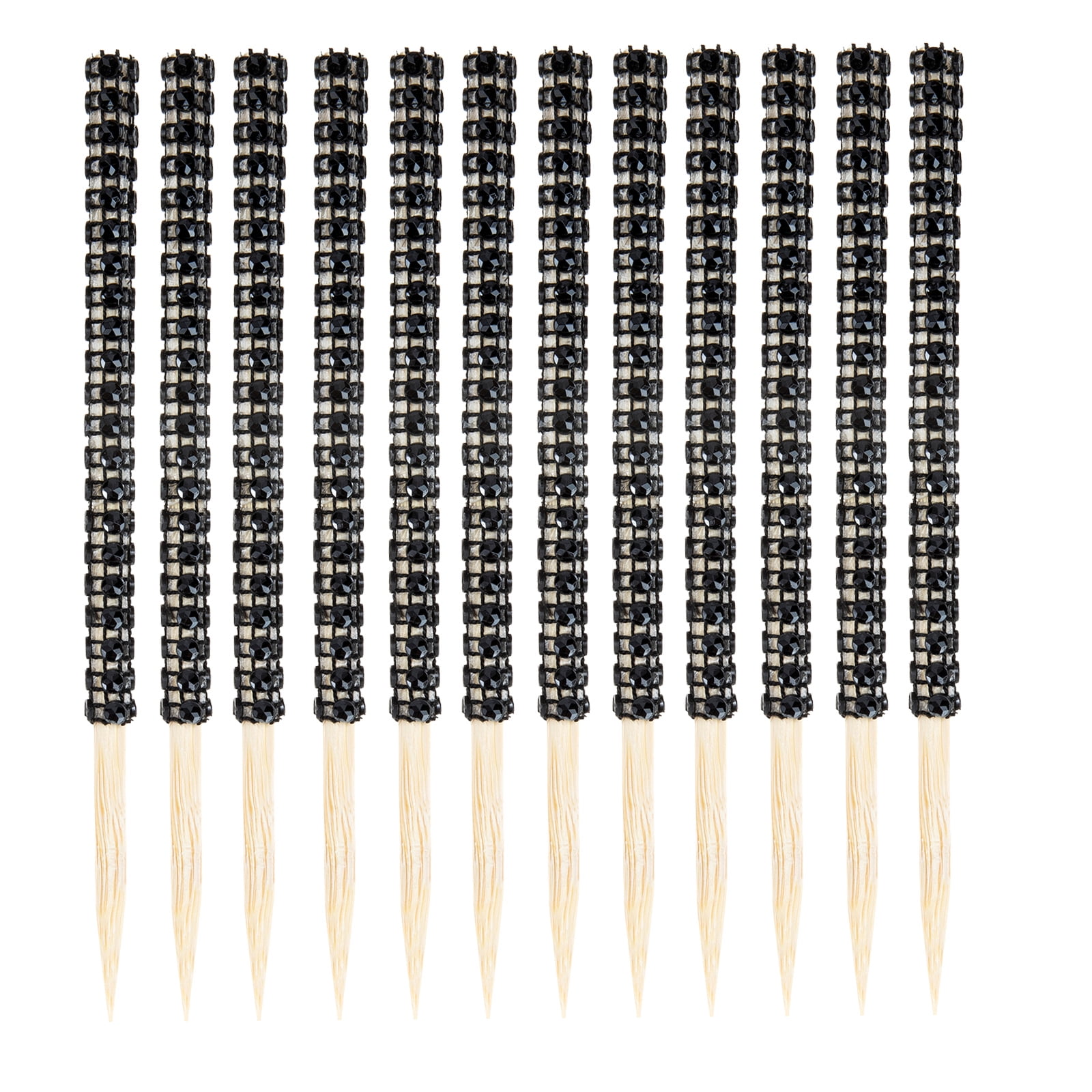 TAILTOSS Decorative Lollipop Sticks Silver 12Pcs for Party Supplies ...