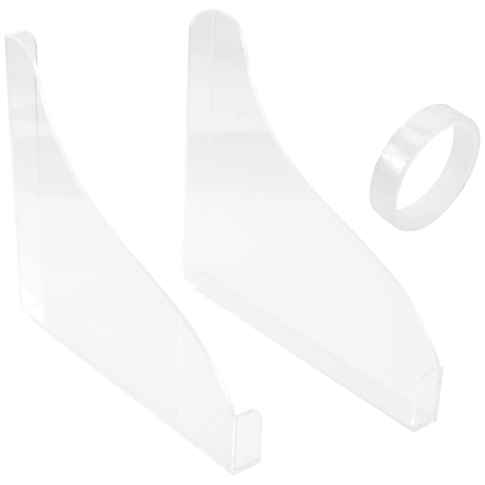 Monyance Shower Splashing Guards Bathtub Shelf 2pcs Acrylic Shower ...