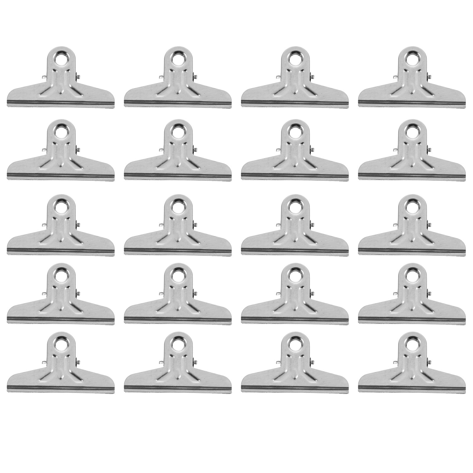 TAILTOSS Study Drawing Board Clips Stainless Steel Silver 20 Pcs 2.95x1 ...