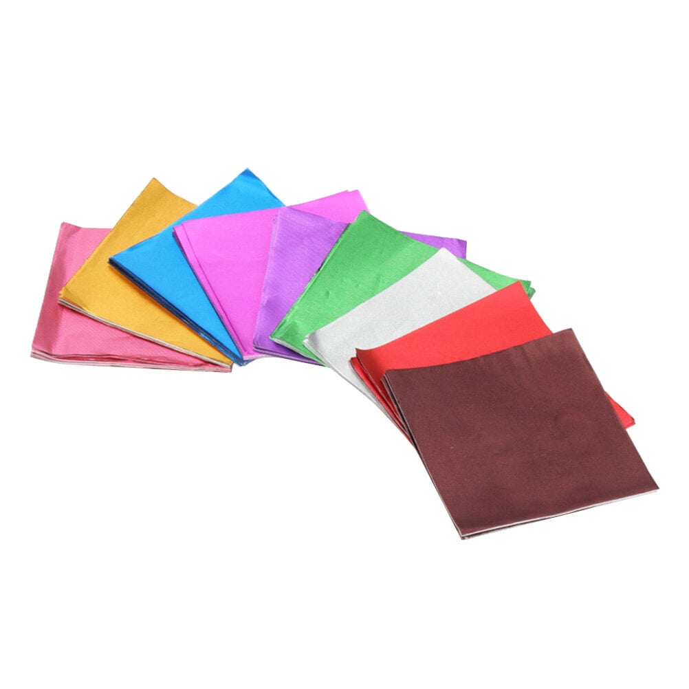 Monyance Tin Foil Paper Foil Candy Wrappers 4 Pack Aluminum Wrapping ...