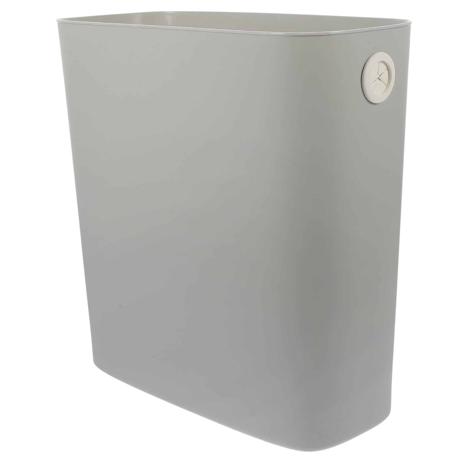 Monyance Trash Can Slim Plastic Kitchen Bin Grey Small Trash Can Thin ...