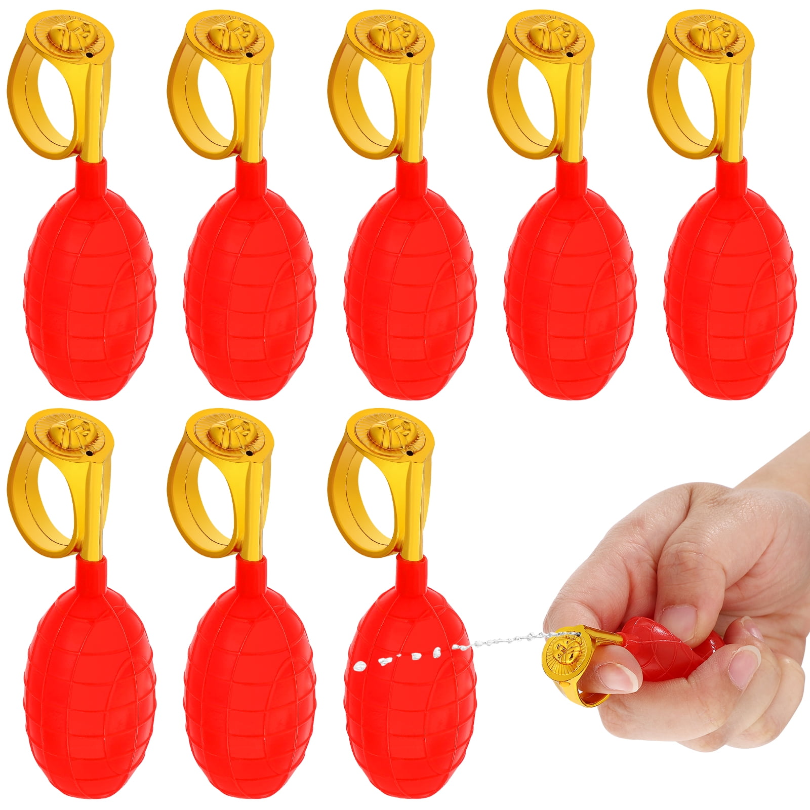 Monyance Tricky Toys Bath Toy Prank Gift Box Water Spray Ring Tricky ...