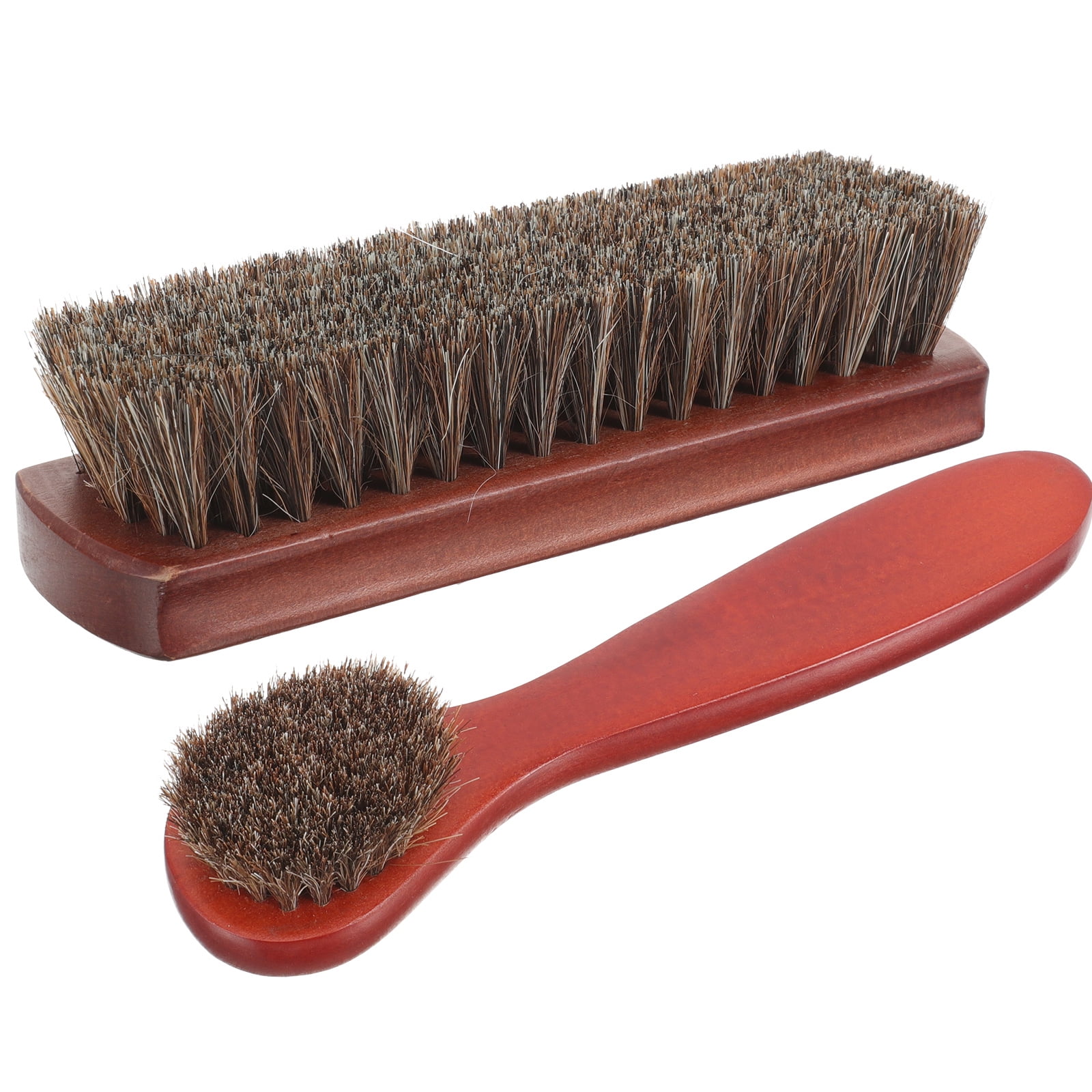 Monyance boot polish kit 2pcs Horsehair Shoe Polish Applicator Brushes ...
