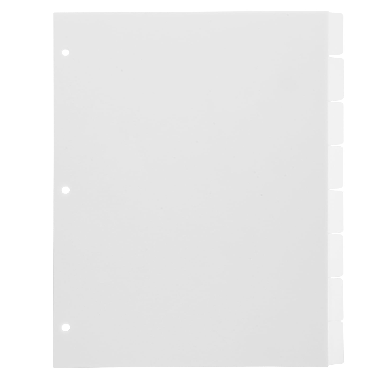 Monyance file dividers 8 Sheets 3 Ring Tab Insertable Index Dividers ...