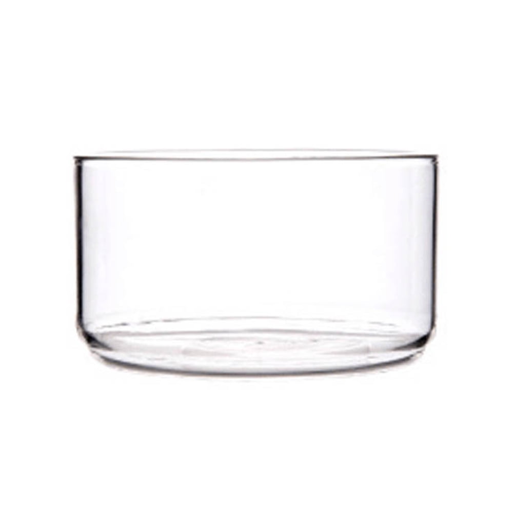 FRCOLOR Clear Glass Salad Bowl for Serving Fruits and Desserts High ...
