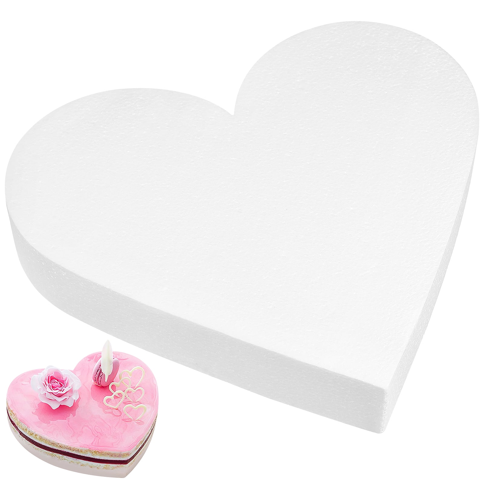 Monyance heart foams cake model Abaodam Heart Foam Cake Dummy for ...