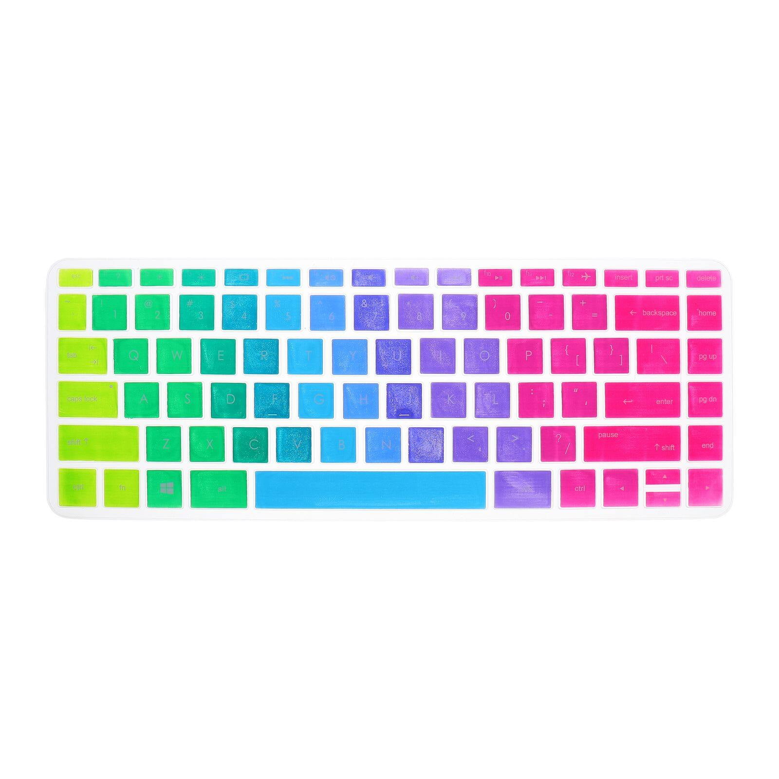 Monyance keyboard skin Universal Gradient Laptop Keyboard Cover ...