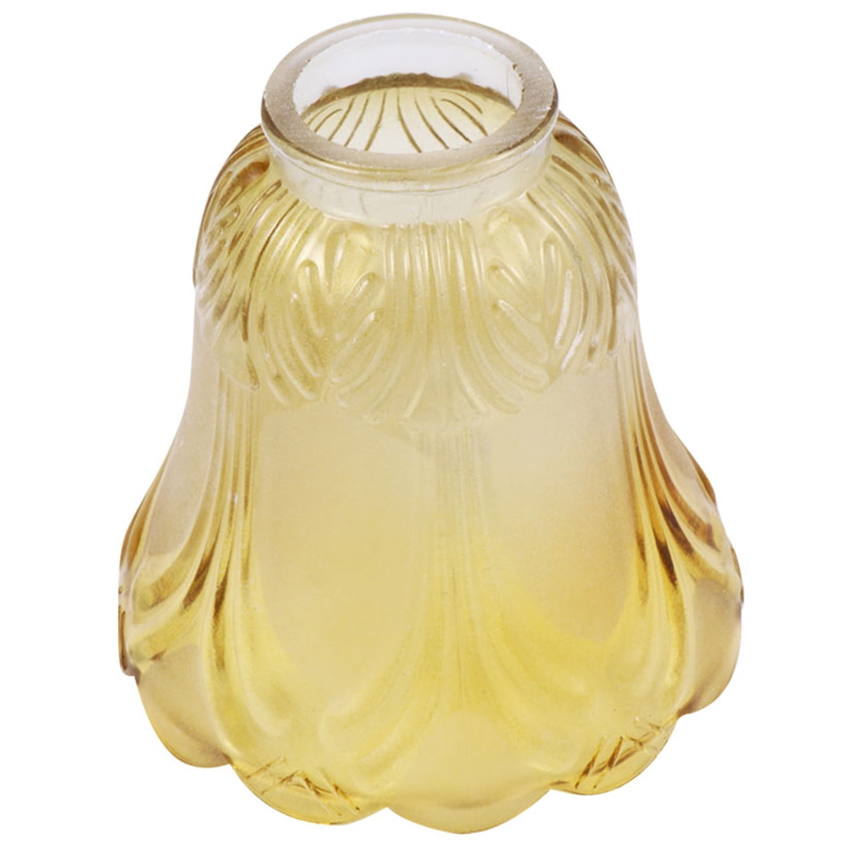 Monyance lamp cover Replaceable Glass Lamp Shade Golden Transparent ...