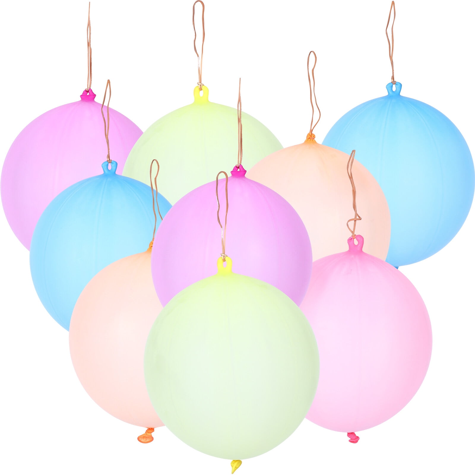 Monyance latex punch balloon 30pcs Punch Balloons with Rubber Band ...