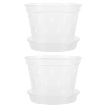 Viagrow 3 in. Reusable Hydroponic Net Pot Bucket Lids, Mesh Lids (5 ...
