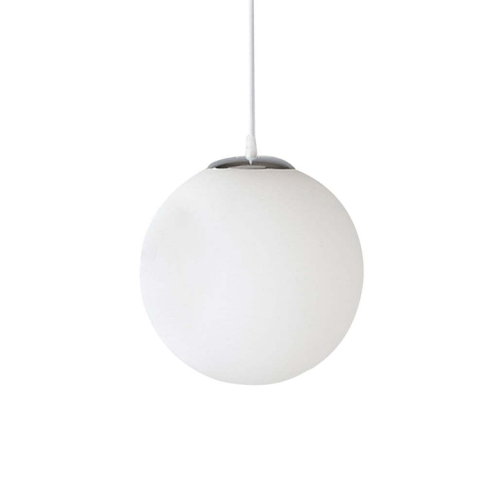 Monyance pendant lighting Large Hanging Glass Globe Pendant Light White ...