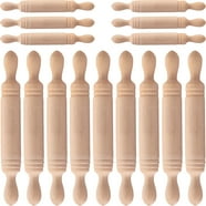 Small Rolling Pin for Kids, 9" Wooden Handle Rolling Pin Non-Stick ...