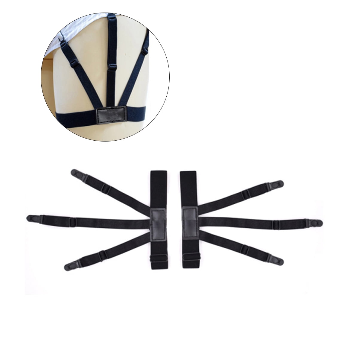 Monyance shirt keepers Thigh Shirt Stays Garters Adjustable Anti ...