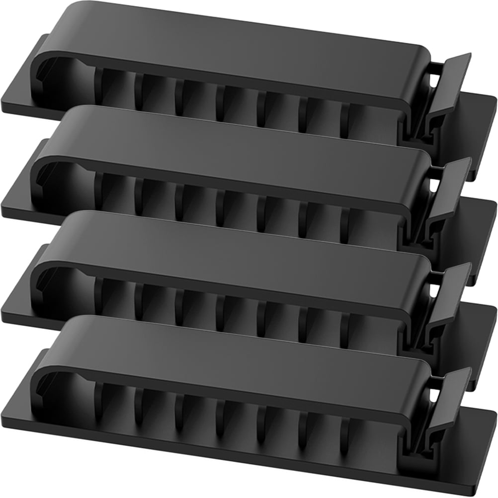 Monyance wire Management 4pcs Cord Keeper Wire Management 8 Holes Cable ...