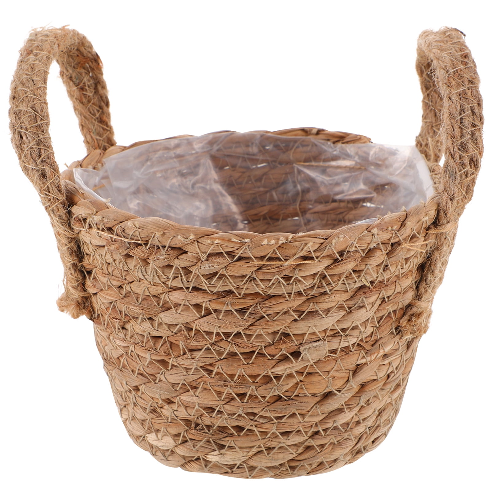 Monyance woven storage basket Rustic Farmhouse Rattan Planter with ...