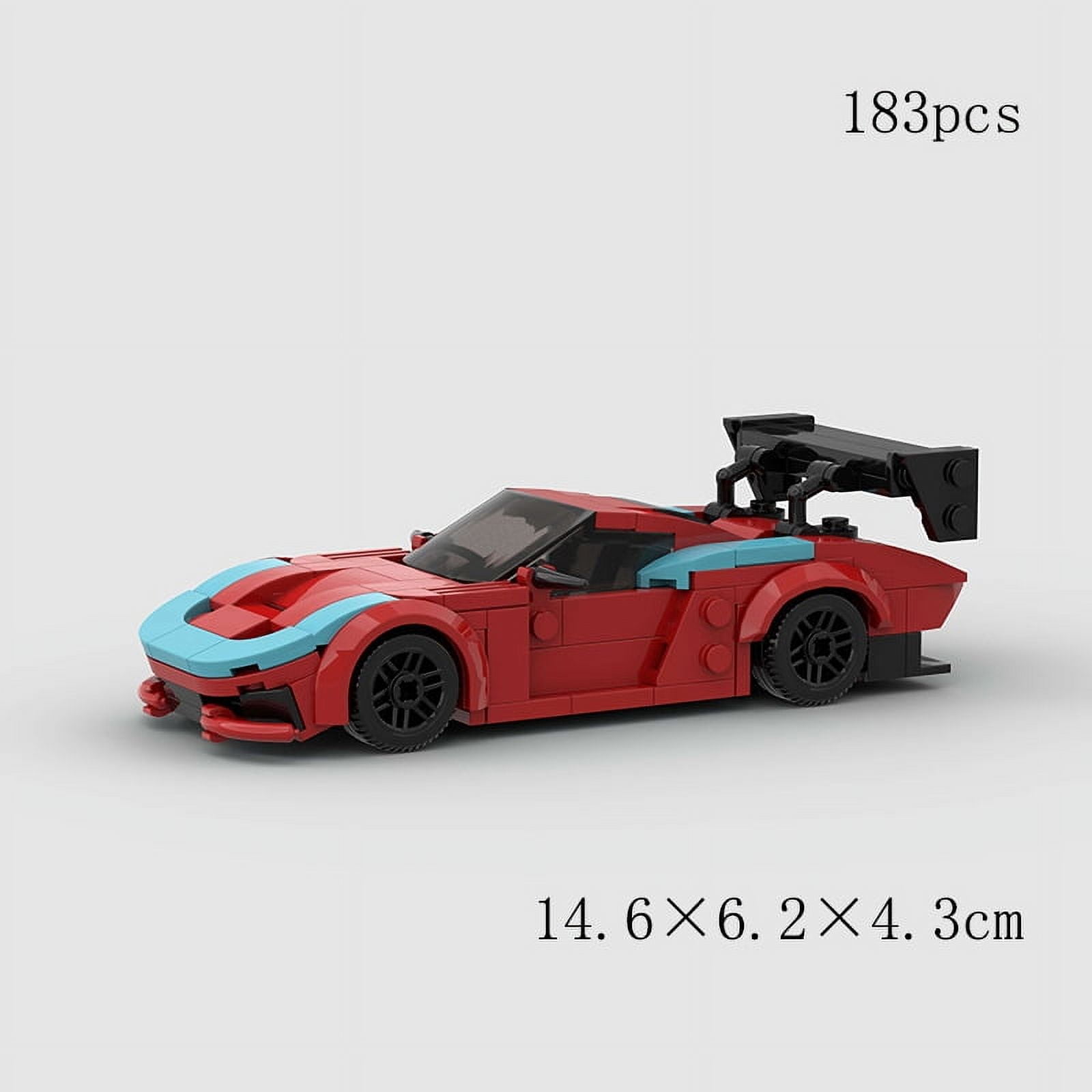Monza SP2 MOC Car Speed Champions Super Race F1 Vehicle Model Building ...