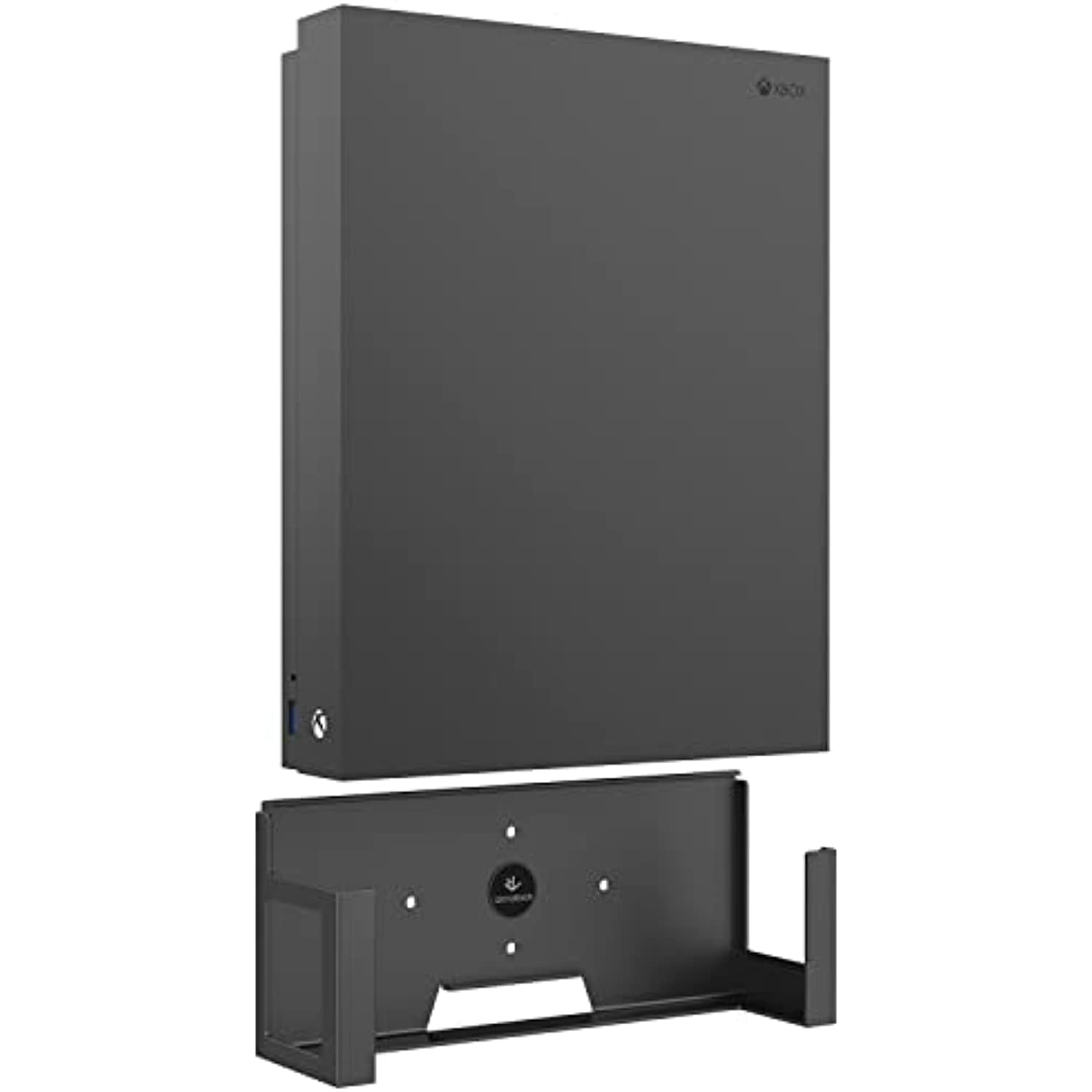 Monzlteck Xbox One X Wall Mount Organizer, All Metal, Vertical Hanging, Space Efficient Game ...