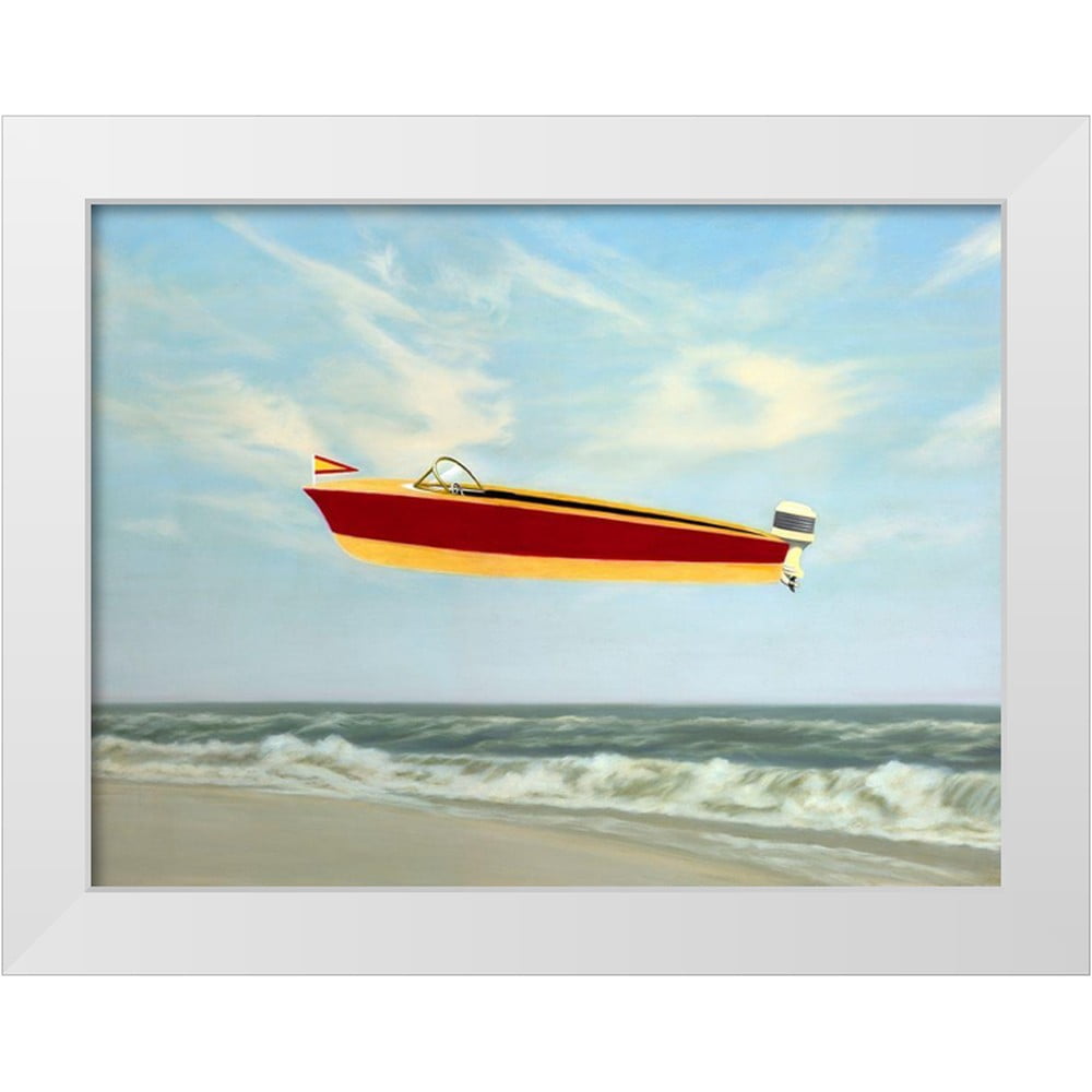 Monzon, Rick 24x19 White Modern Wood Framed Museum Art Print Titled ...