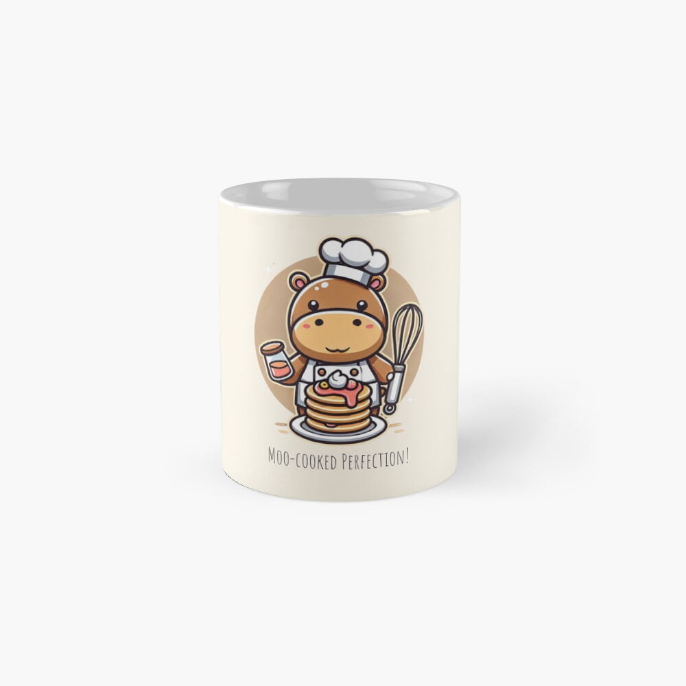Moo-Cooked Perection Che Moo Deng Hippo Design Classic Mug - Walmart.com