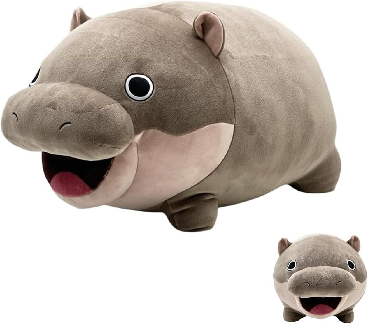 Moo Deng Hippo Plush Toys: Cute Pygmy Hippo Plushie Toy, Soft Baby ...