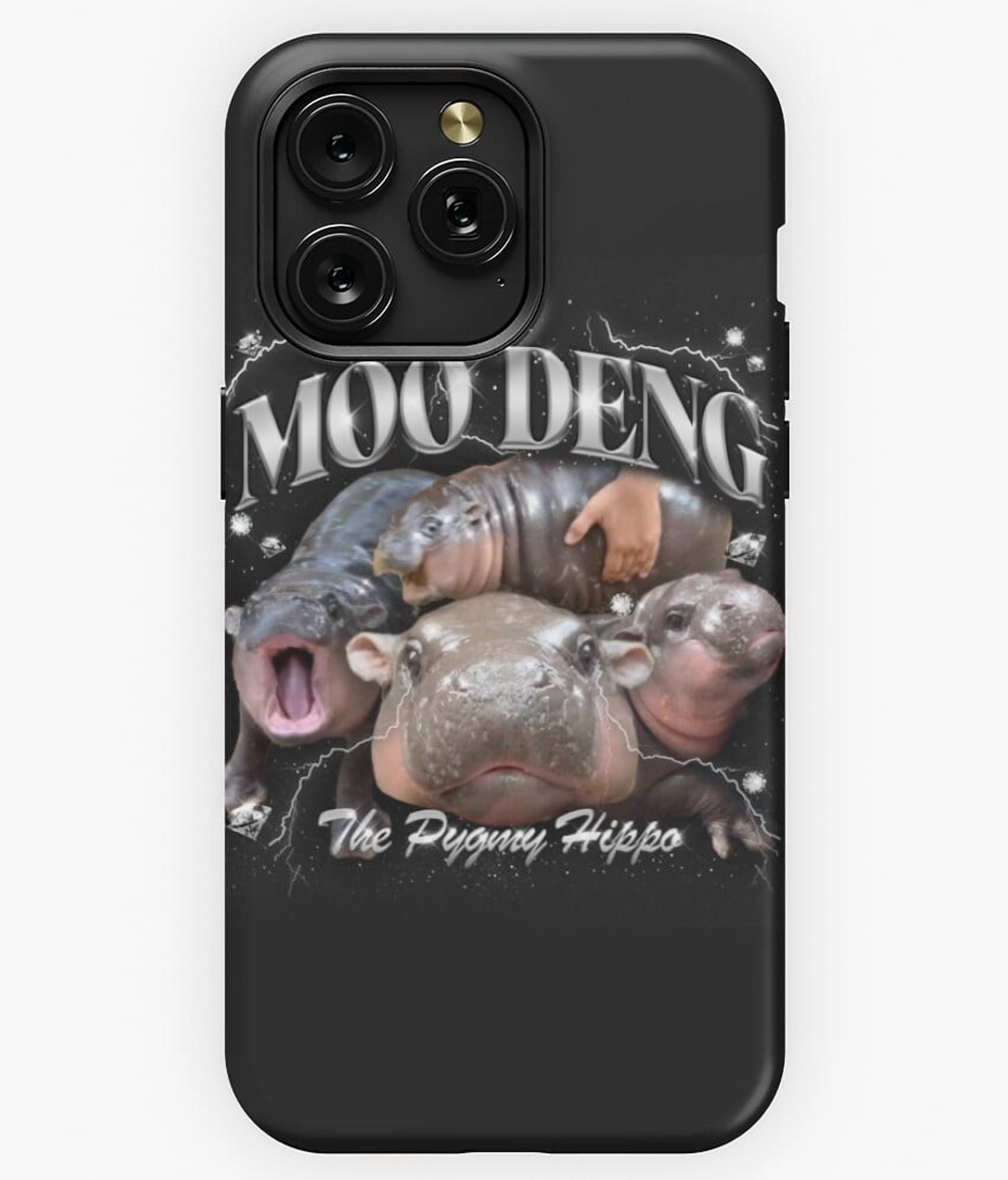 Moo Deng The Famous Baby Hippo Viral Sensation A4499 Phone Case for ...