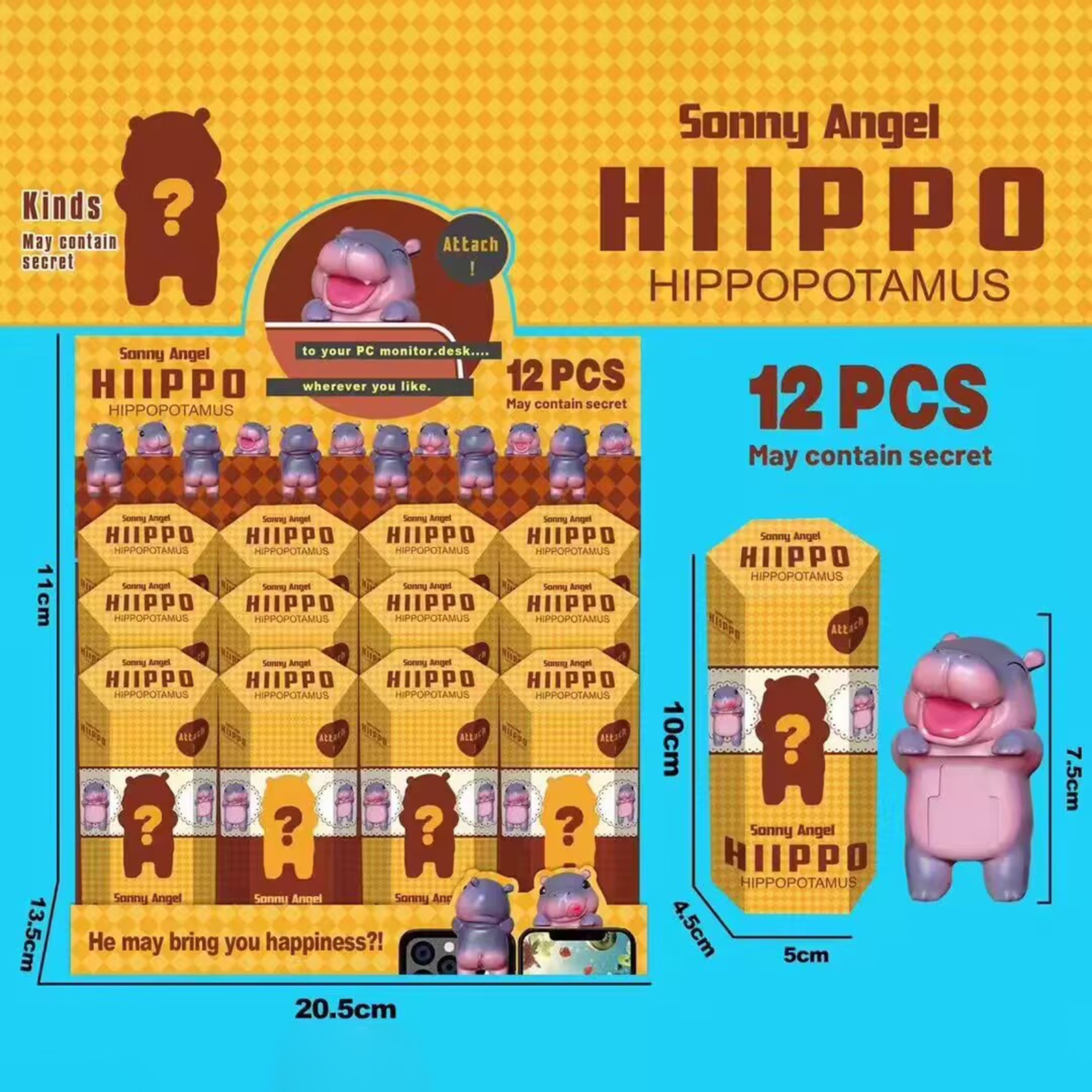 Moo Deng Toy Blind Box, Moo Deng Toy Blind Box Cute Collectible ...