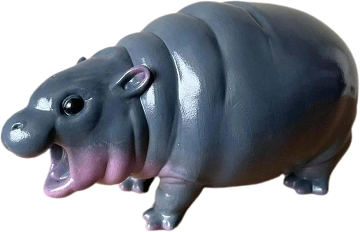Moo Deng Toy, Moo Deng Hippo, Hippo Resin Figurines, Figurine Small ...