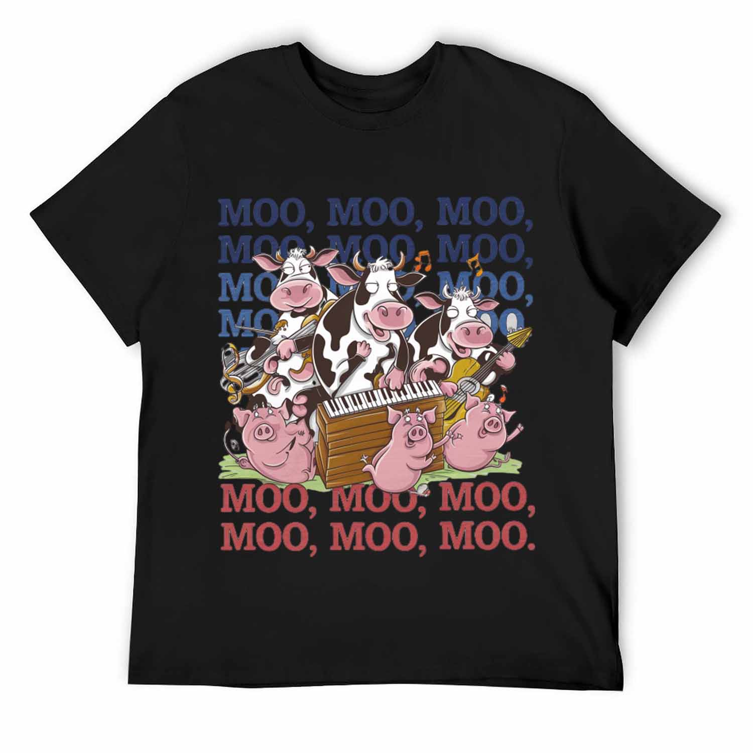 Moo, moo, moo, moo, moo, moo, moo, moo, moo.tshirt design Animal , T ...