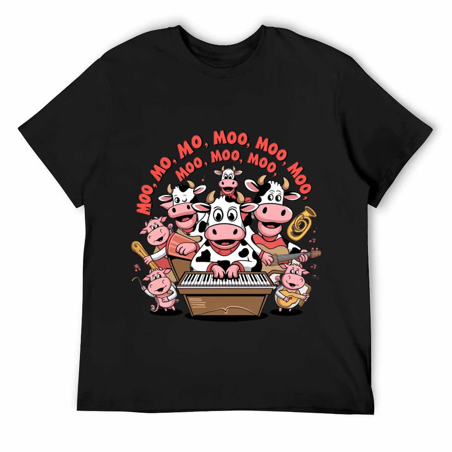 Moo, moo, moo, moo, moo, moo, moo, moo, moo.tshirt design Animal , T ...