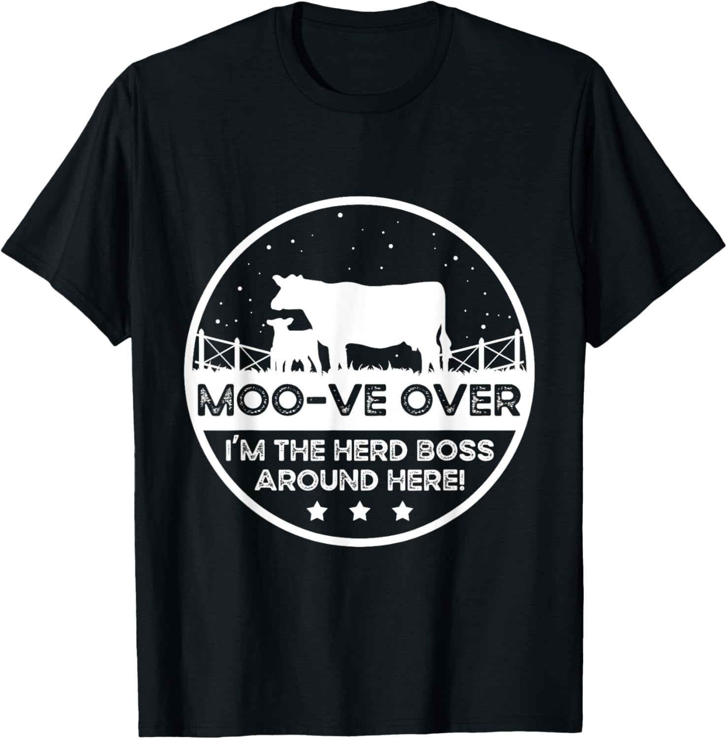 Moo-ve Over Cow Rancher - Cattle Farmer Dexter T-Shirt - Walmart.com