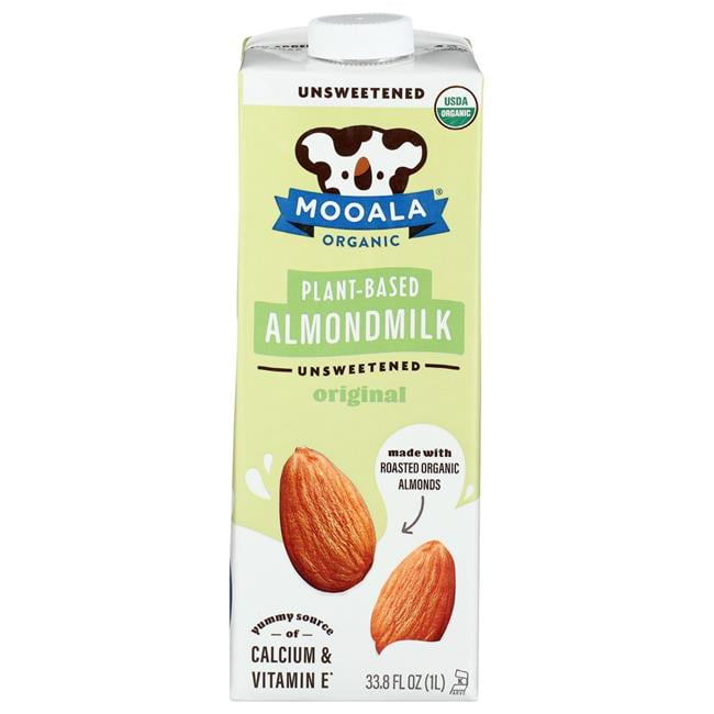 Mooala Organic Unsweetened Original Almond-Milk 32 fl oz - Walmart.com