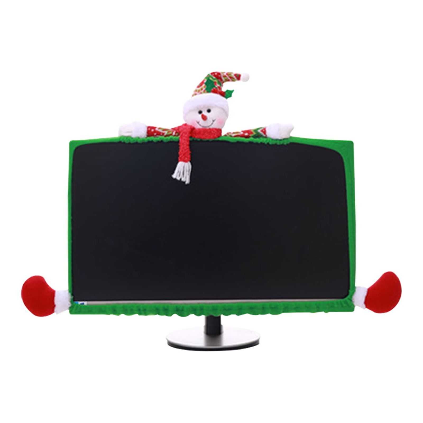 Moocorvic 1 Pack Christmas Computer Monitor Border Cover TV Monitor ...