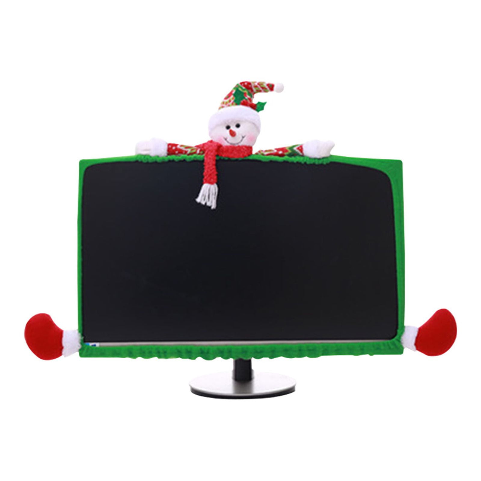 Moocorvic 1 Pack Christmas Computer Monitor Border Cover TV Monitor ...