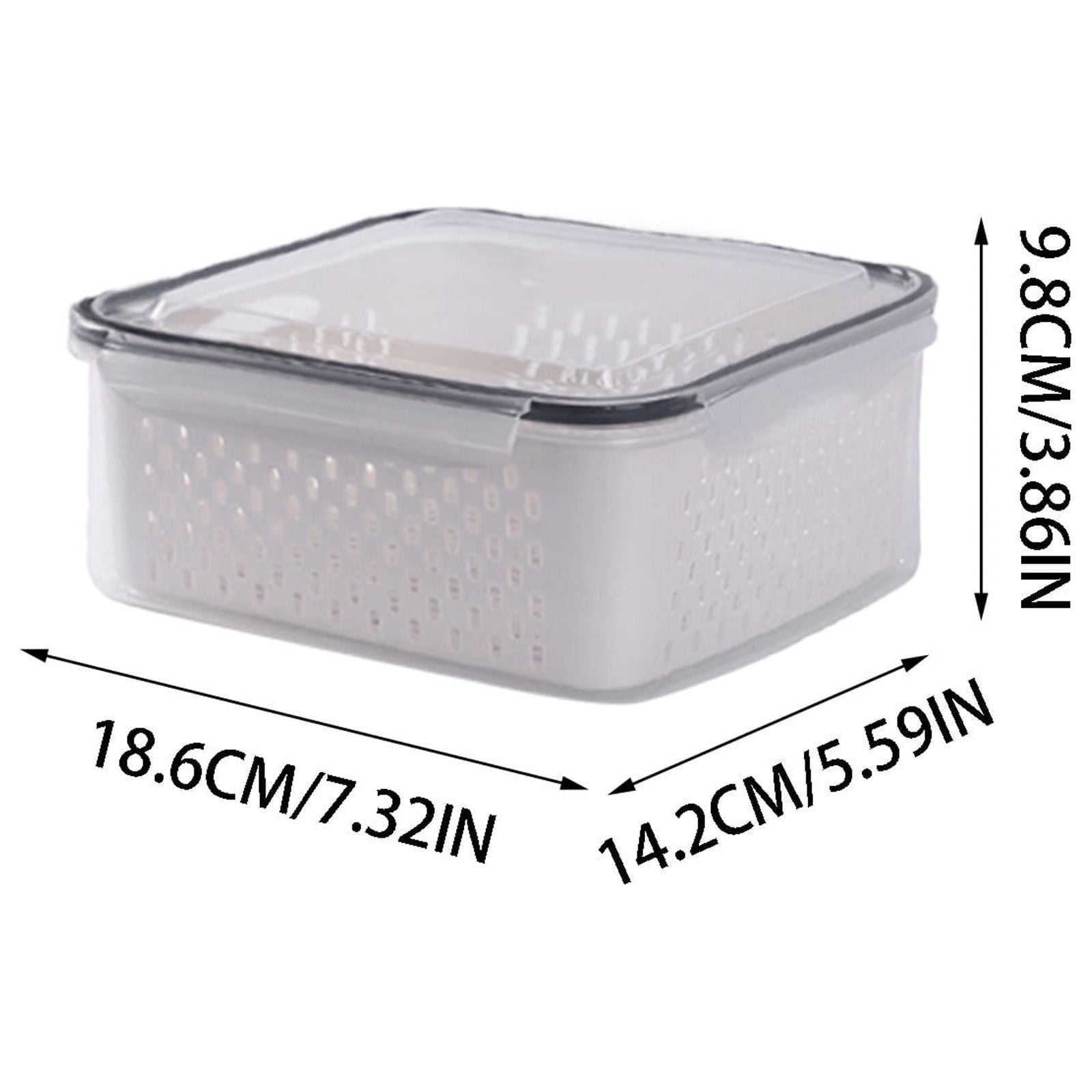 Moocorvic 1 Pack Fruit And Vegetable Storage Containers For For Fridge ...