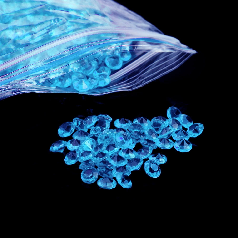 Moocorvic 1000Pcs Acrylic Crystals Gems 4.5mm Fake Diamonds Wedding ...