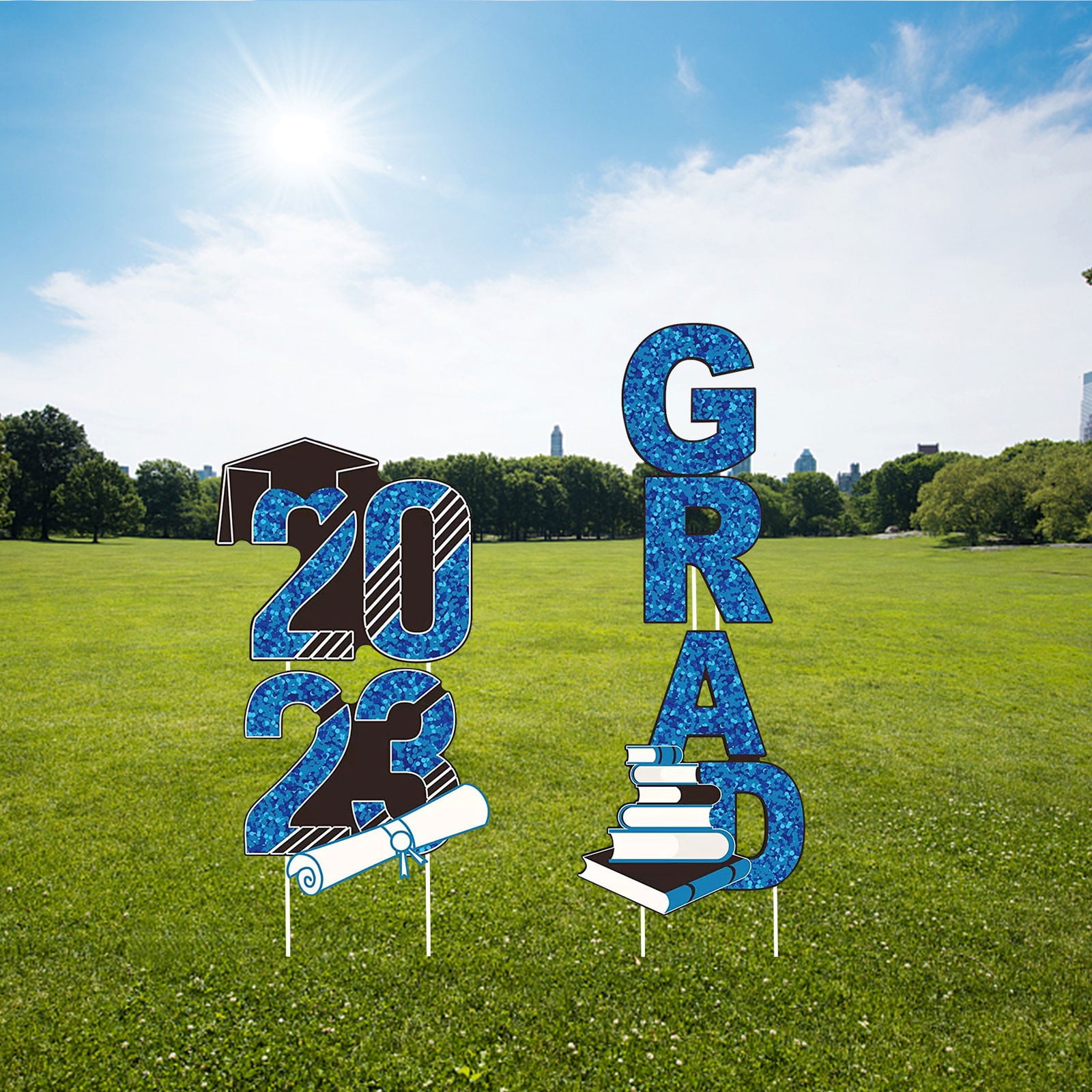 Moocorvic 2023 Graduation Decorations Garden Insert Yard Sign ...