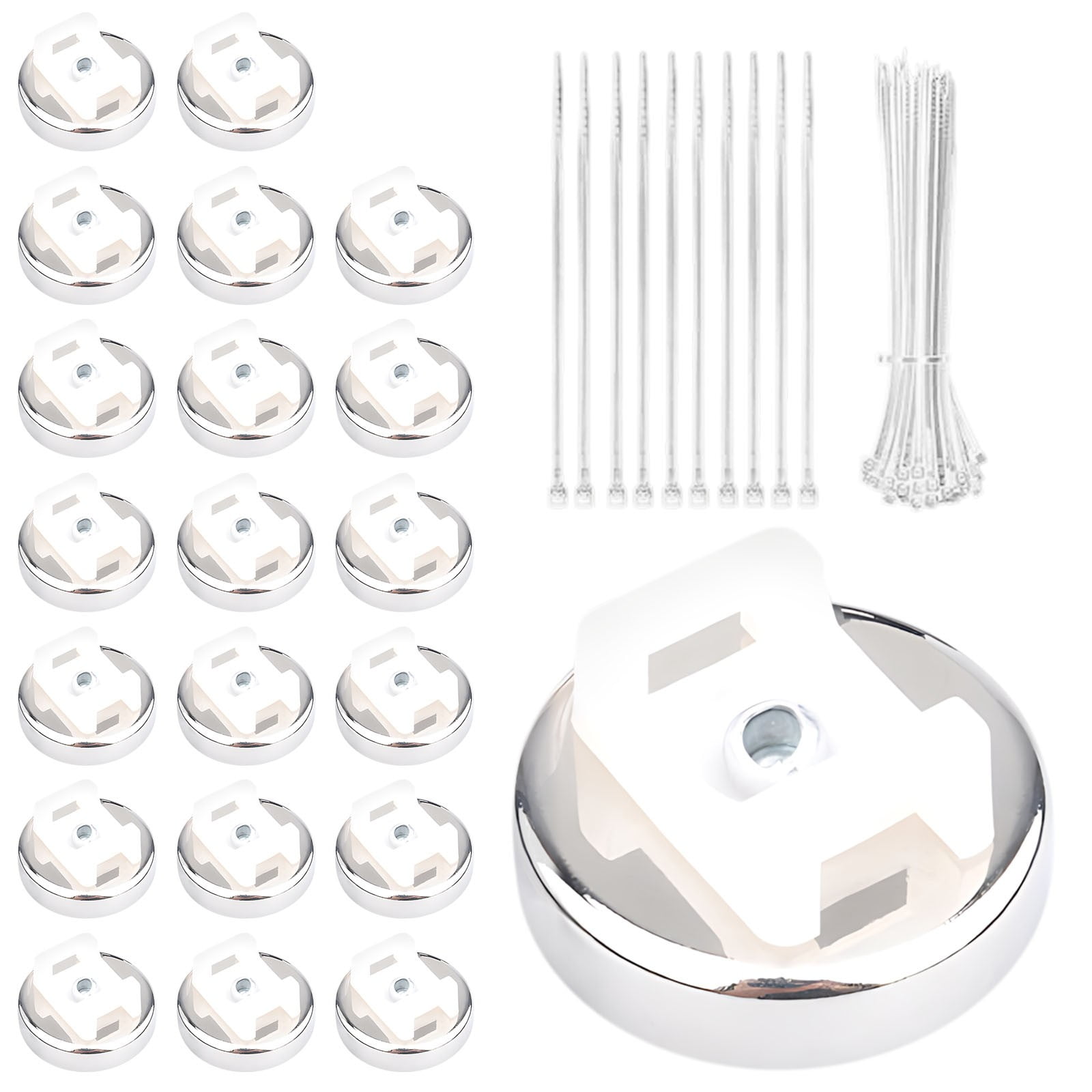 Moocorvic 20Pcs Magnetic Cable Organizer with Wire Harness Clips Desk ...